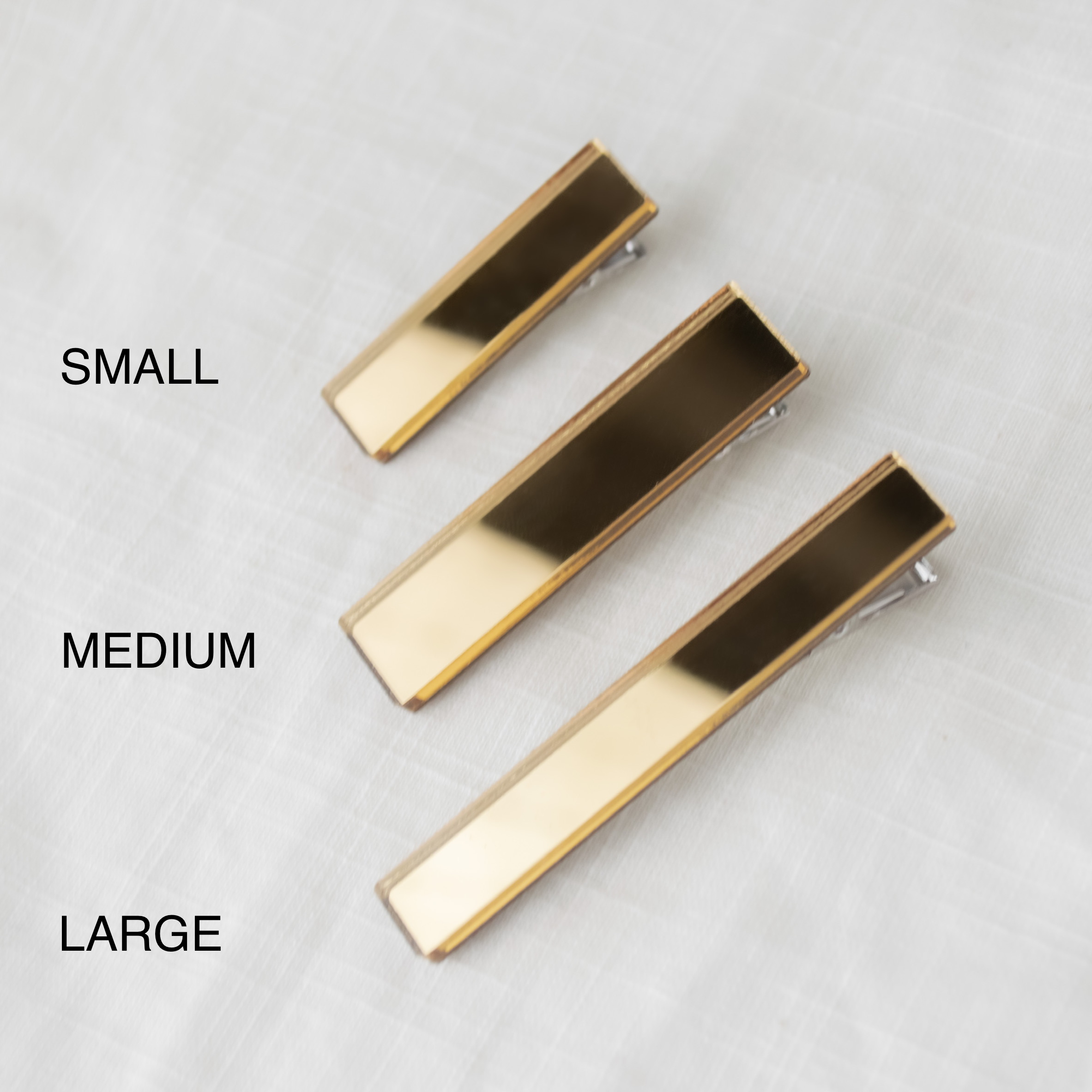 Mirrored Barrettes | Elise Design Company